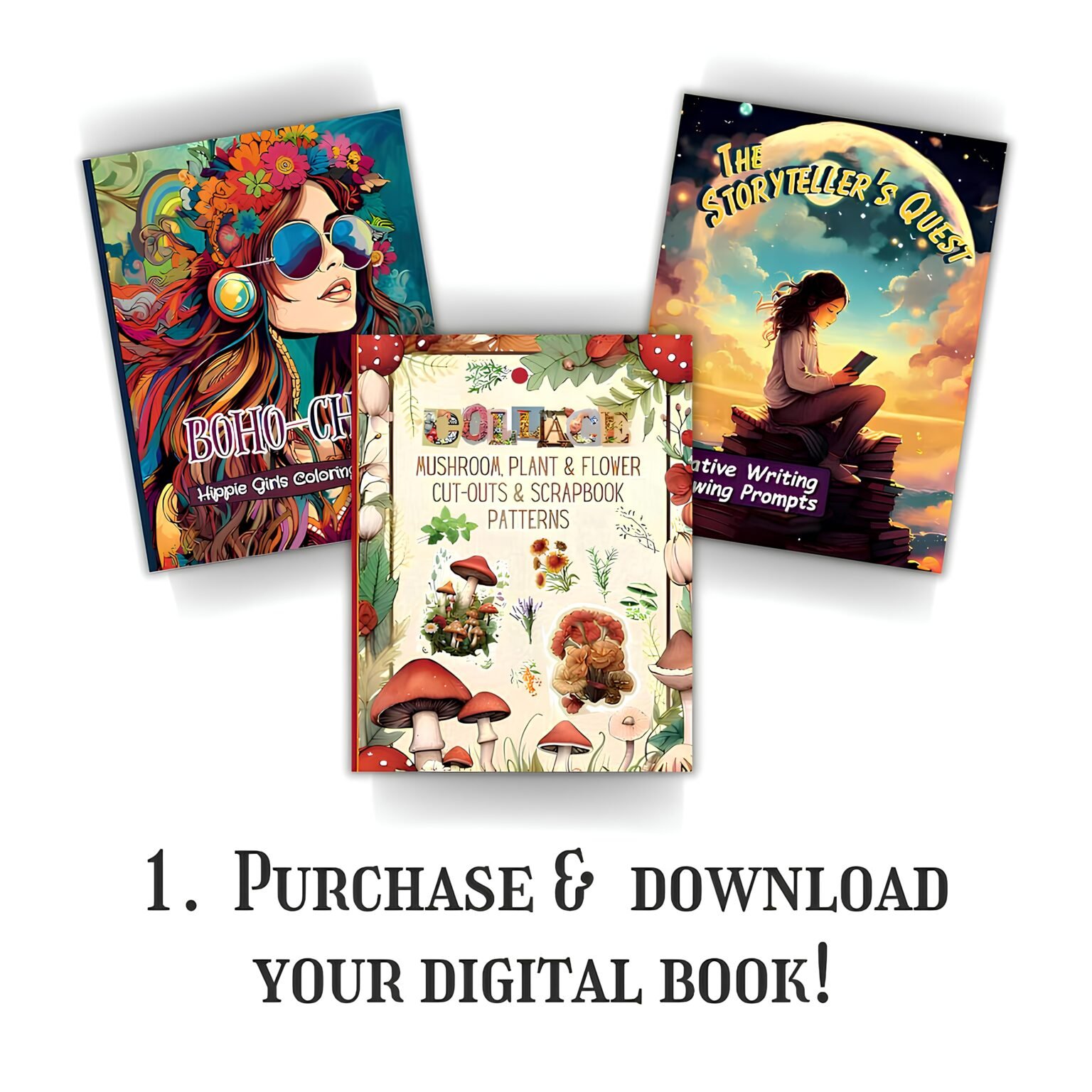 Printable Coloring Books | Get Free Digital Downloads