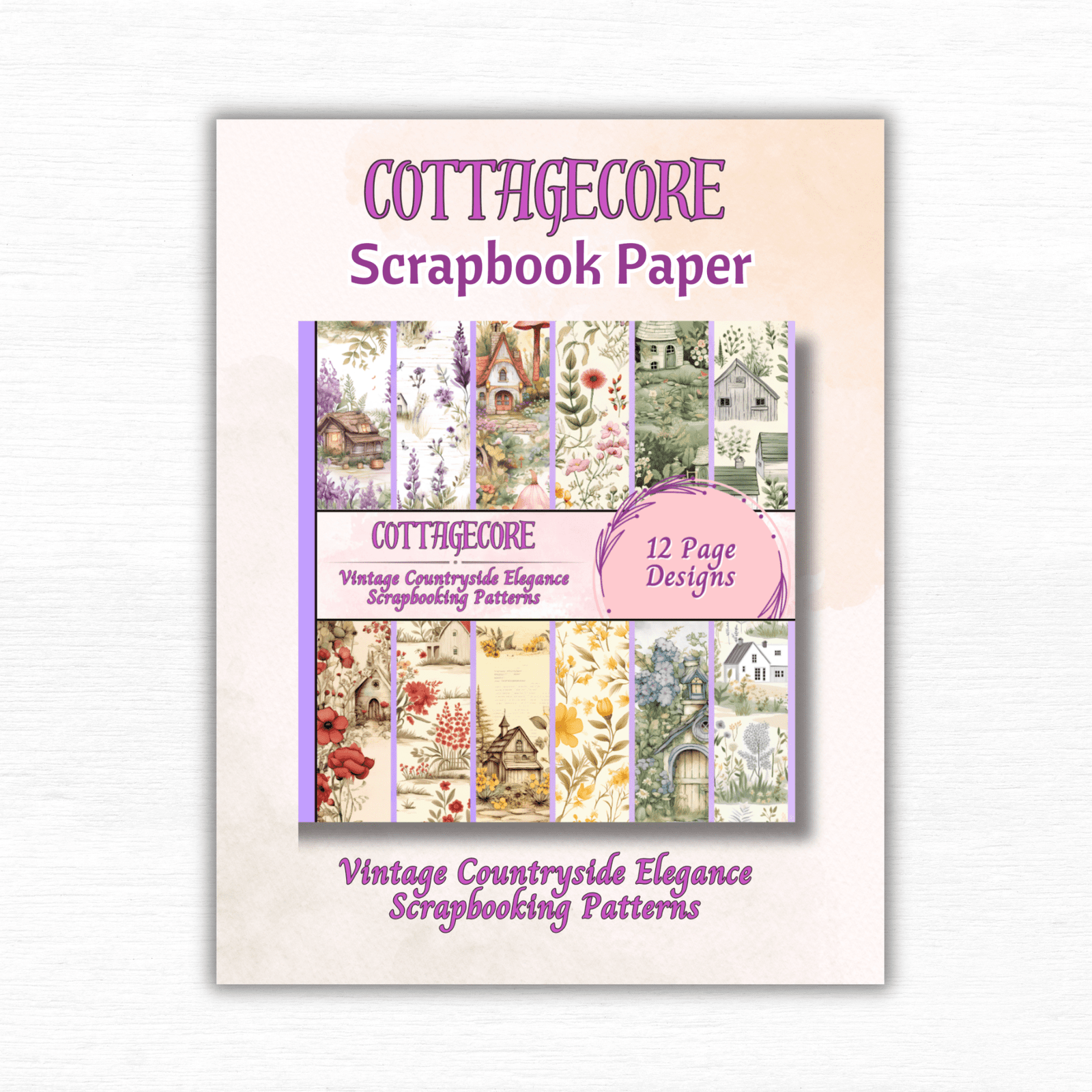 Scrapbook Patterns | Printable Coloring Books, Log Books, And More ...