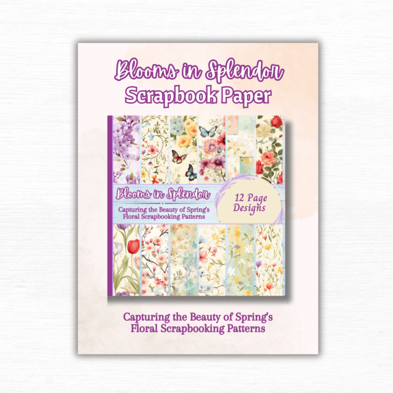 Scrapbook Patterns | Printable Coloring Books, Log Books, And More ...