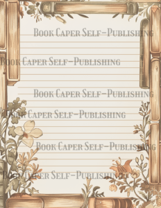 8 Styles Of Stationary Printable Books & Floral Paper Templates ...