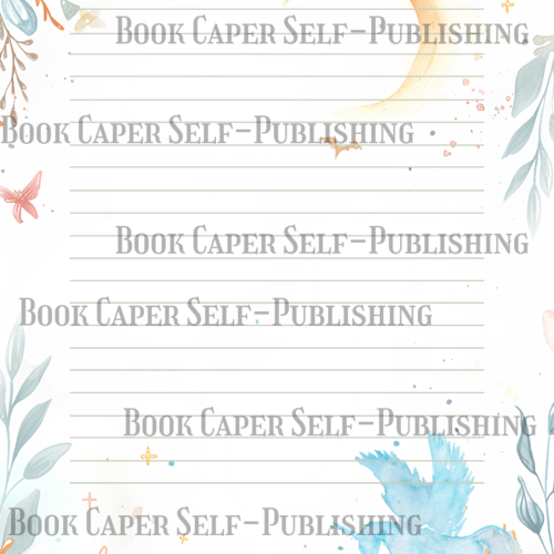 8 Styles Of Stationary Printable Mythical Creatures Paper Templates ...