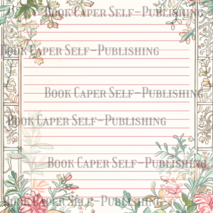 8 Styles Of Stationary Printable Books & Floral Paper Templates ...