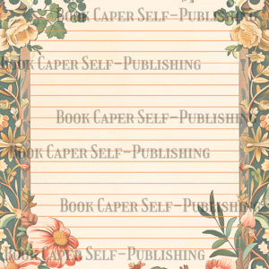 8 Styles Of Stationary Printable Books & Floral Paper Templates ...