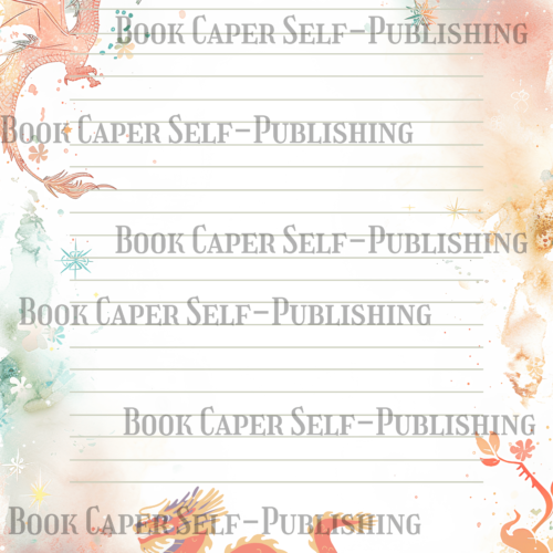 8 Styles Of Stationary Printable Mythical Creatures Paper Templates ...