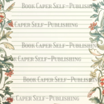 8 Styles Of Stationary Printable Books & Floral Paper Templates ...